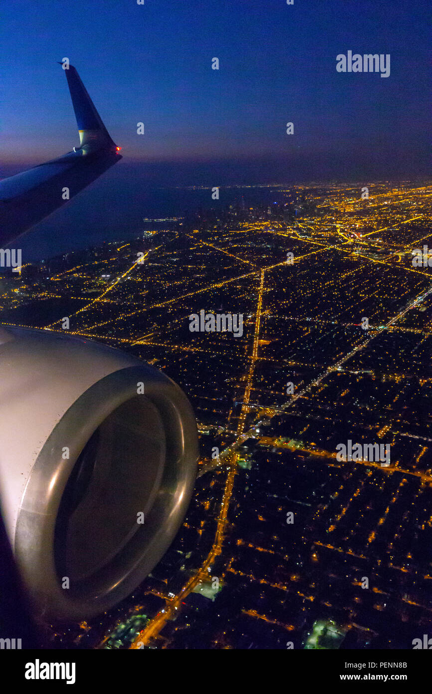 Chicago Aerial View Stock Photos & Chicago Aerial View Stock Images - Alamy