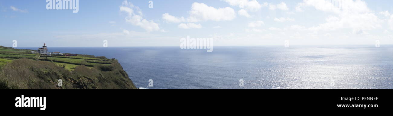 Lighthouse ginetes sao miguel azores hi-res stock photography and ...