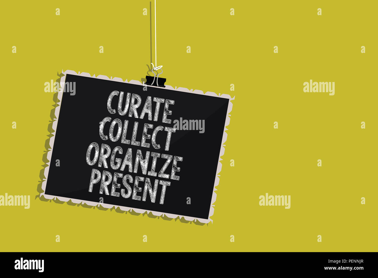 Curate collect organize present hi-res stock photography and images - Alamy