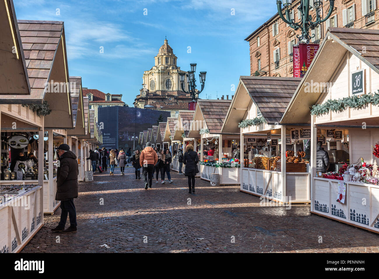 Europe italy piedmont turin market hi-res stock photography and images ...