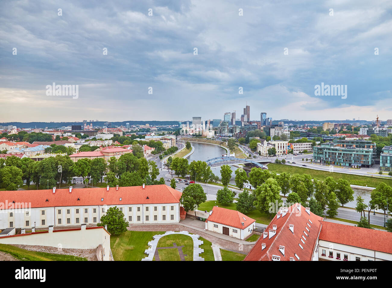 Capital Lituana Vilnius Is The Capital Of Lithuania And Its Largest