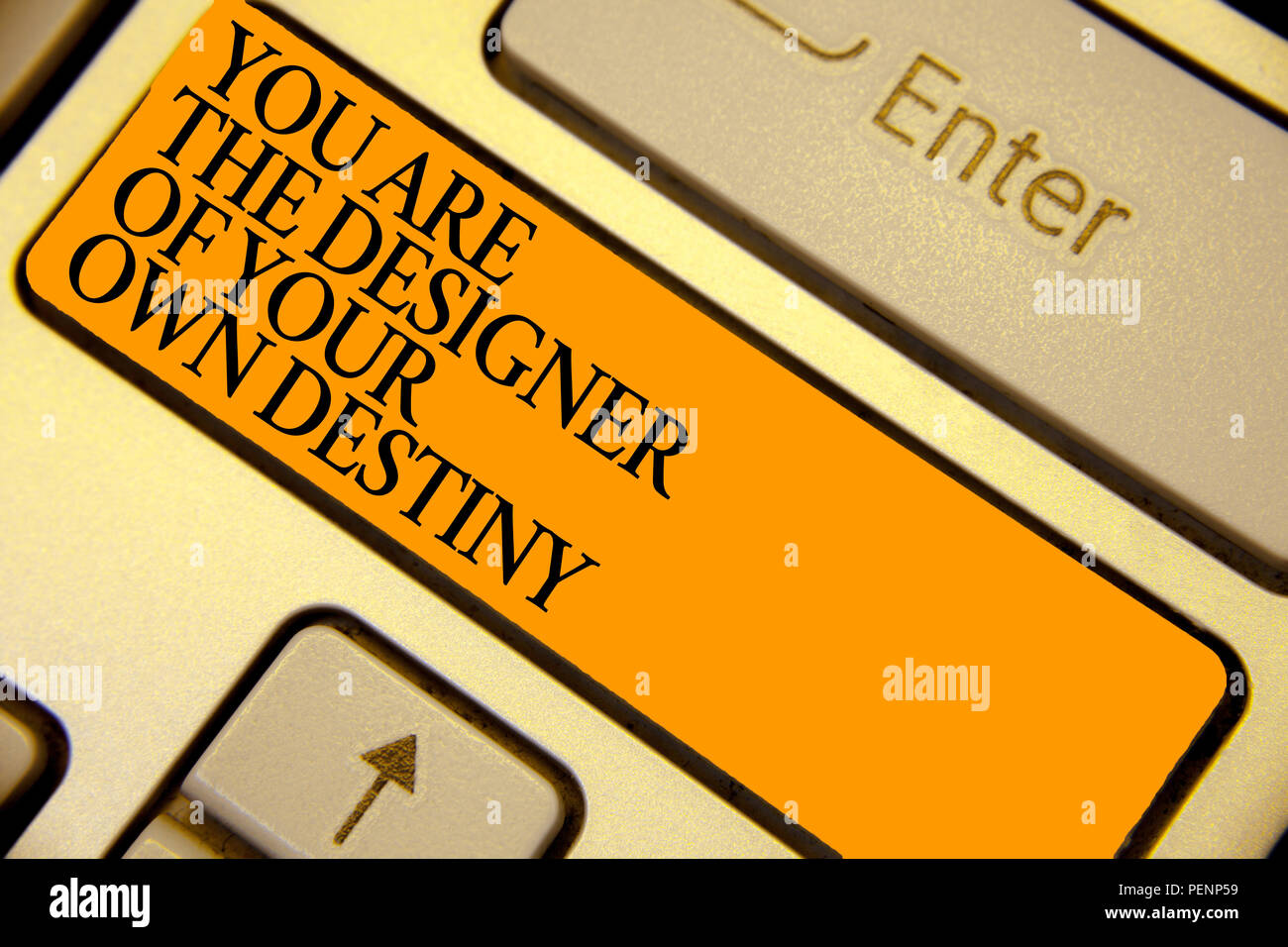 Word writing text You Are The Designer Of Your Own Destiny. Business ...