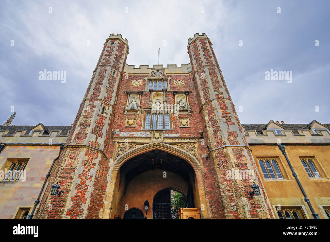 Cambridge Trinity College Great Gate, U.K Stock Photo - Alamy