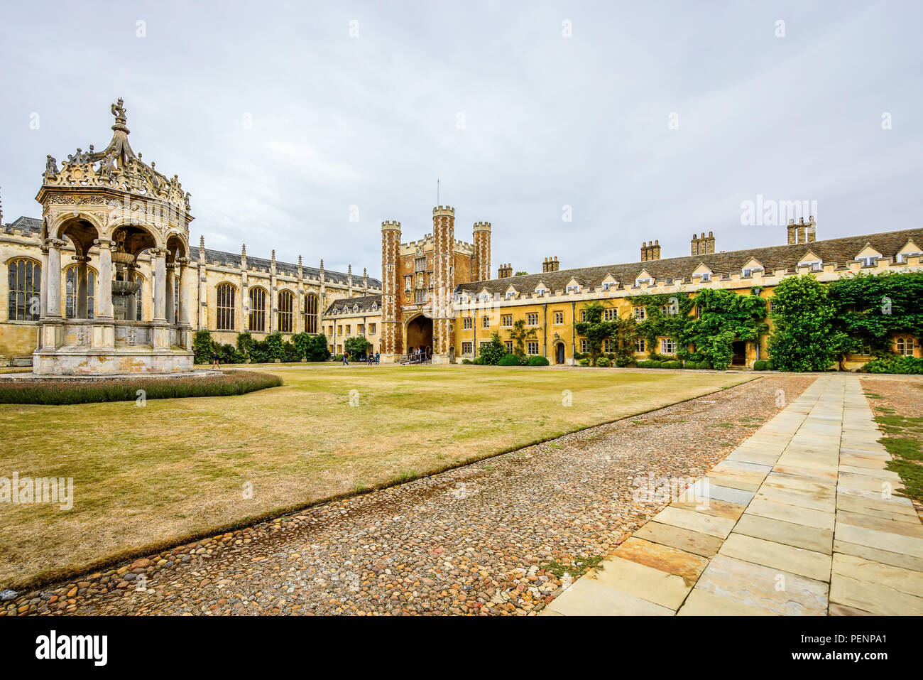 Cambridge Trinity College Great Gate, U.K Stock Photo - Alamy