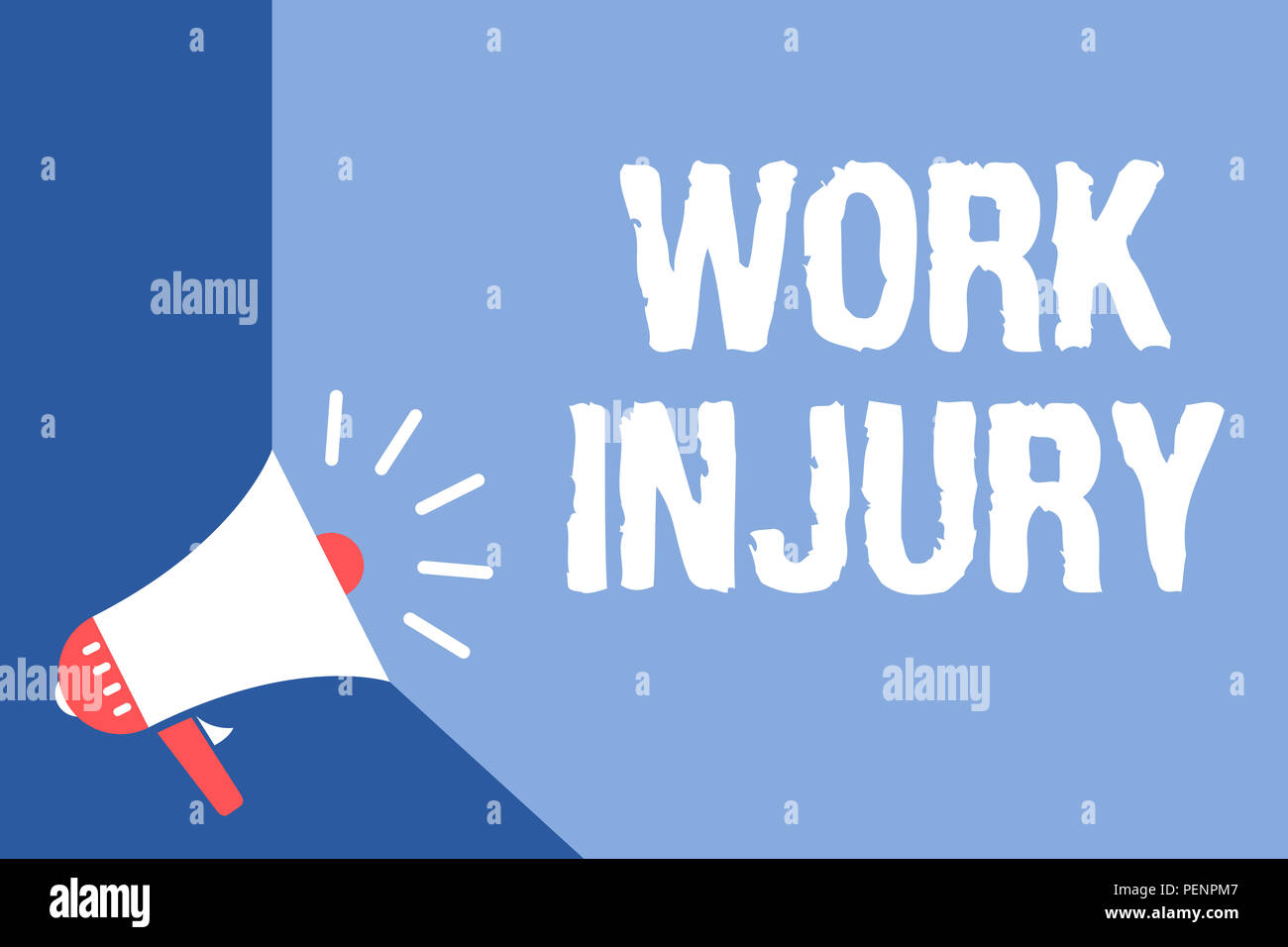 Writing note showing Work Injury. Business photo showcasing Accident in ...