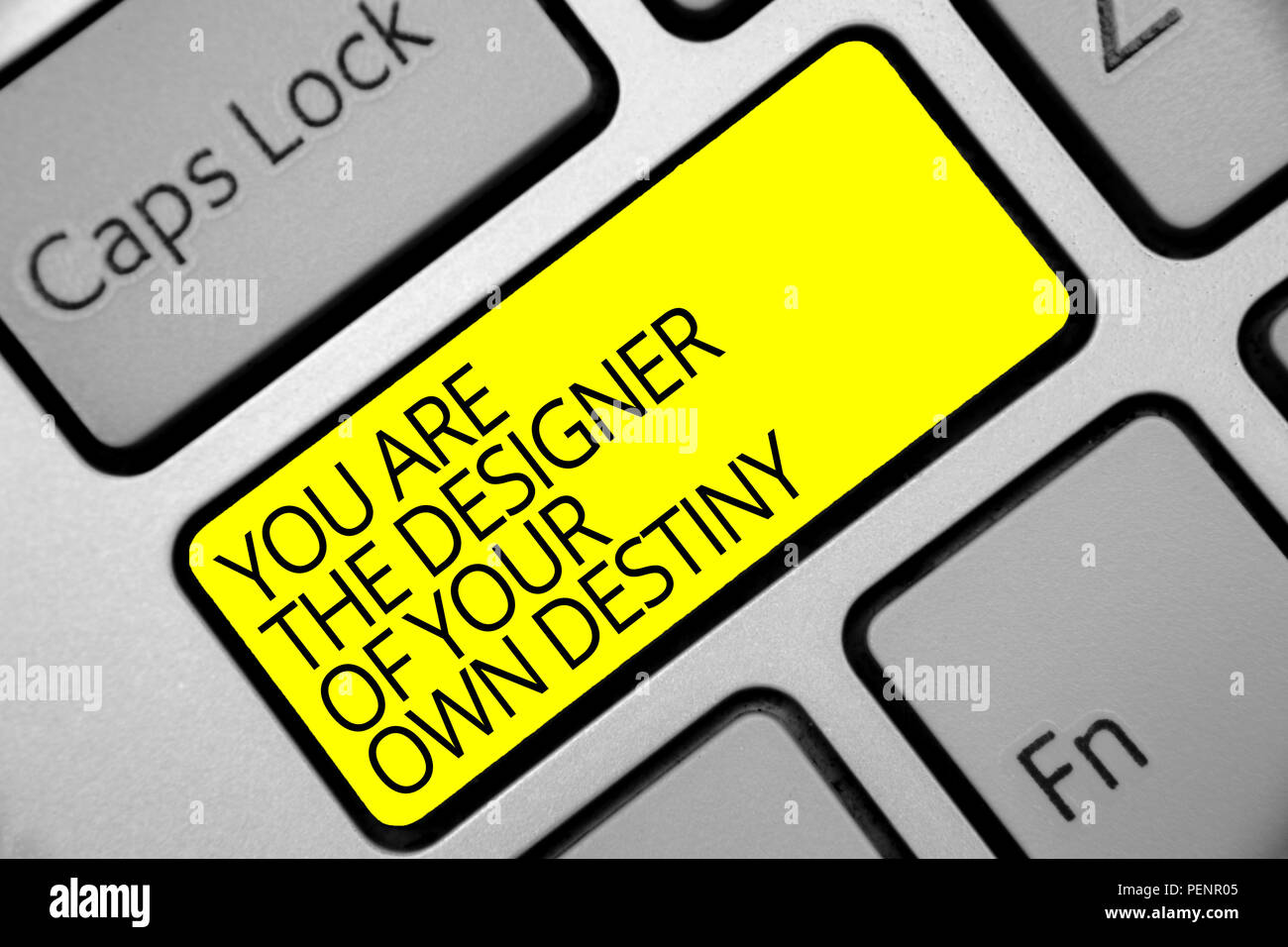 Text sign showing You Are The Designer Of Your Own Destiny. Conceptual ...