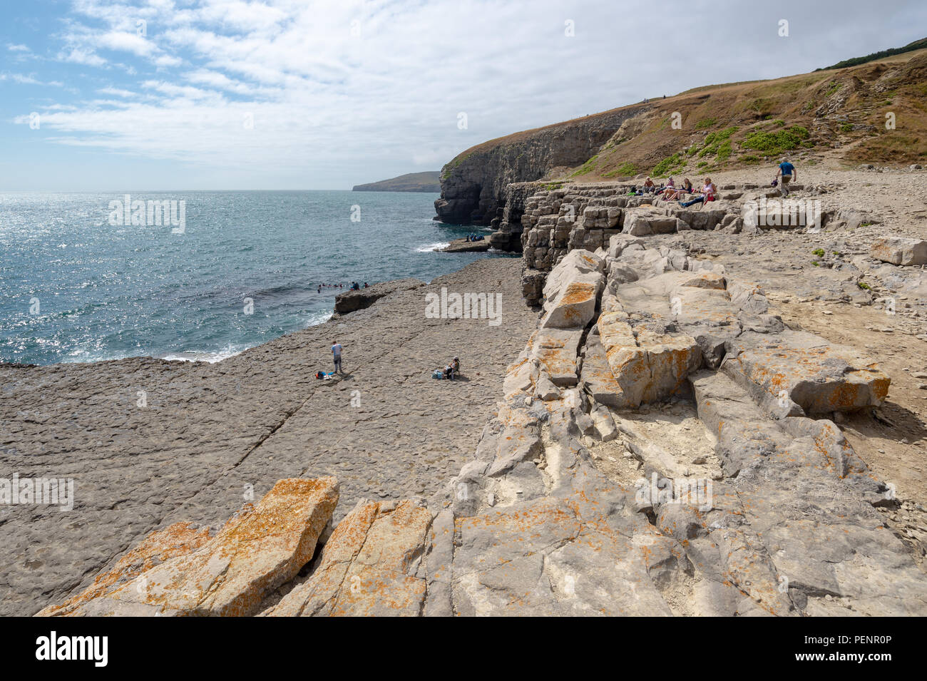 Dancing Ledge, site of an old quarry, is a free-to-enter National Trust ...