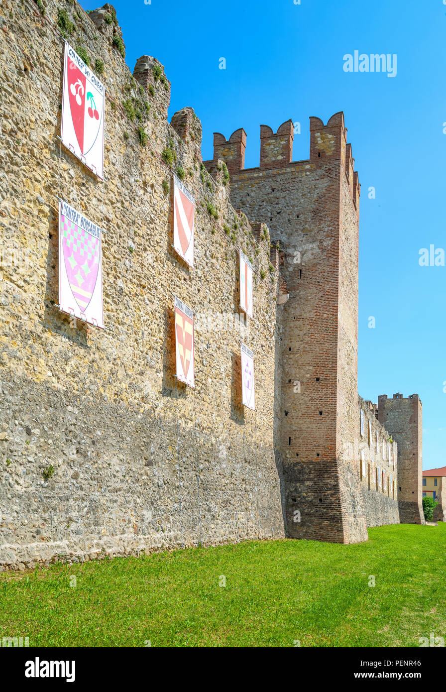 View of the medieval town wall hi-res stock photography and images - Alamy