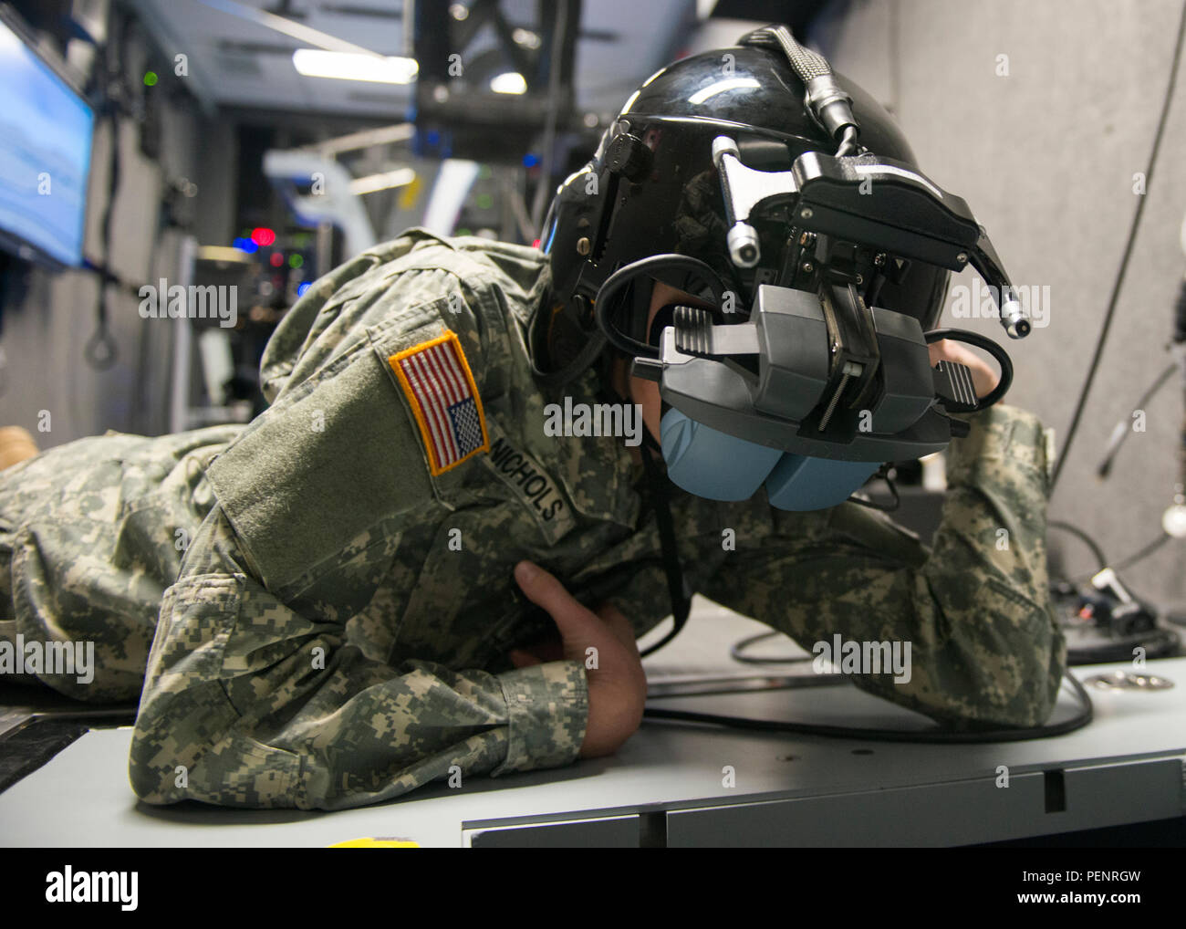 U.S. Army Spc. Cynthia Nichols, flight Medic, Charlie Company, 3rd Battalion, 126th Aviation ...