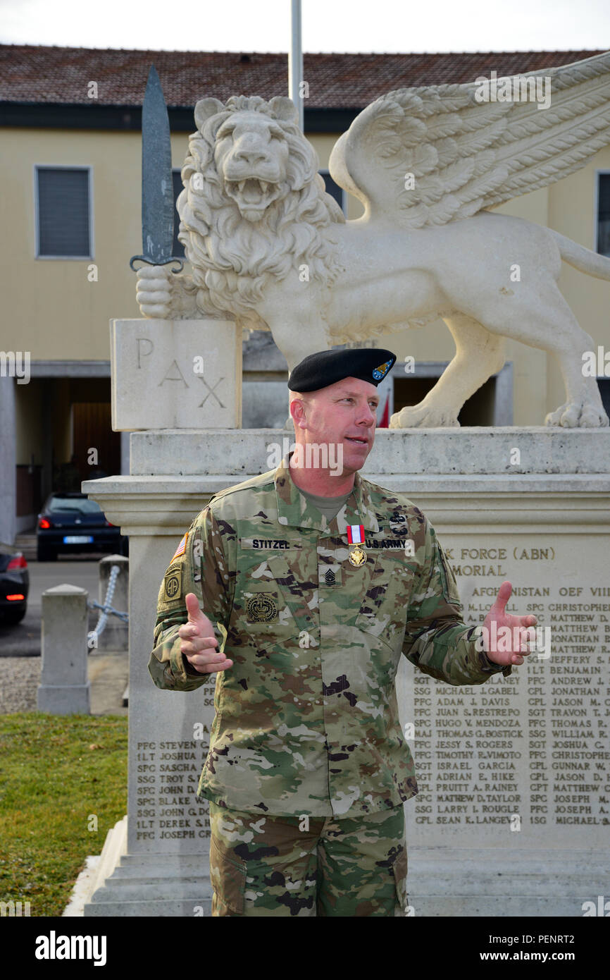 Command Sgt. Maj. Jeffery T. Stitzel U.S. Army Africa/Southern European ...