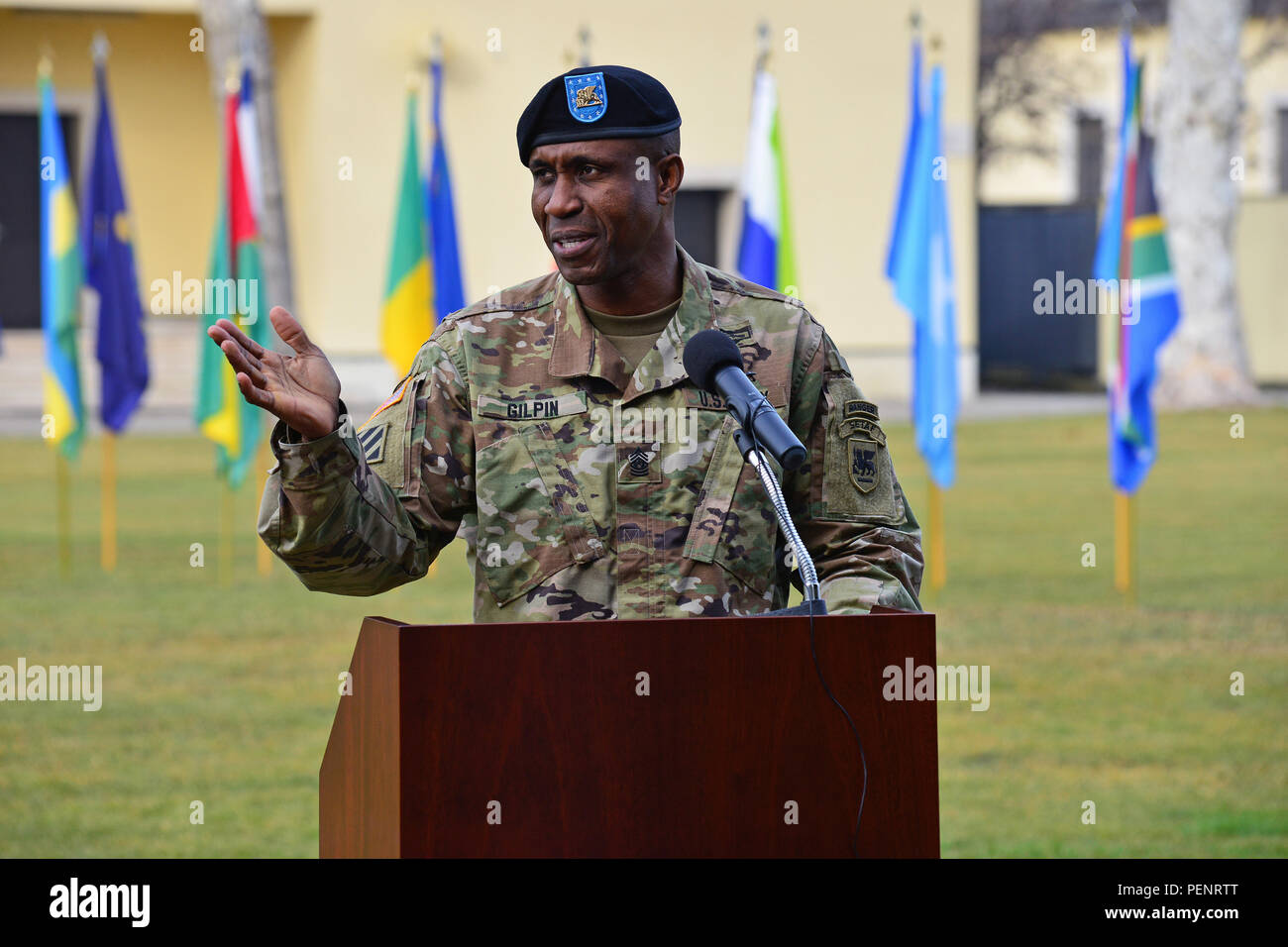 Command sgt maj christopher g gilpin hi-res stock photography and ...