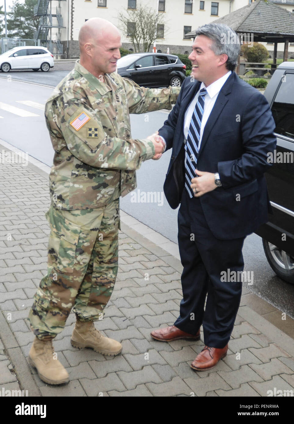 Brig. Gen. James J. Mingus (left), deputy commanding general, 4th ...