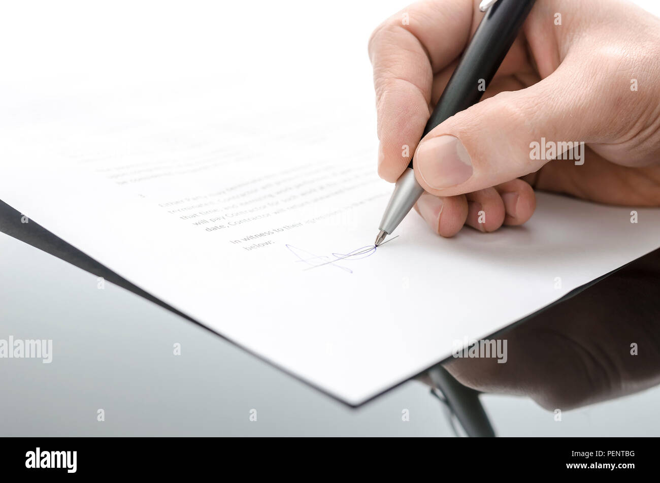 Hand writing sign commit hi-res stock photography and images - Alamy