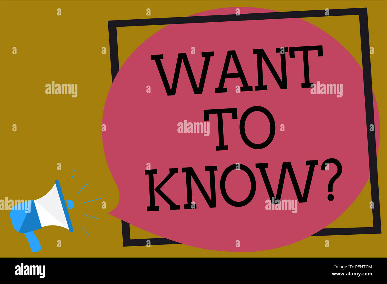 Text sign showing Want To Know question. Conceptual photo Request for ...