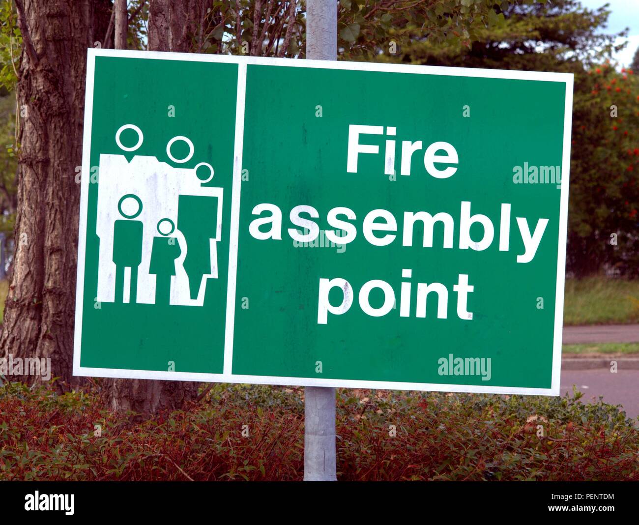 Fire Assembly Point Sign High Resolution Stock Photography and Images ...