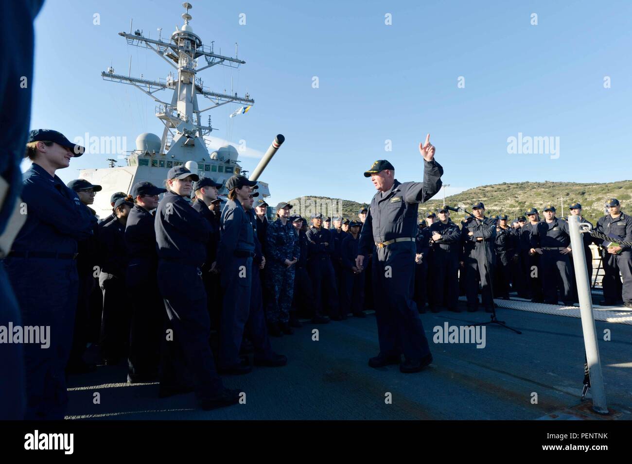 160112-N-XT273-188 SOUDA BAY, Greece (Jan. 12, 2016) Cmdr. Russell ...