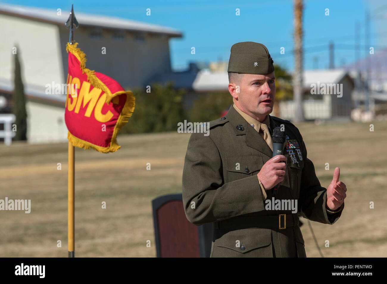Lt. Col. Christopher Steele, battalion commander, 2nd Battalion, 7th ...