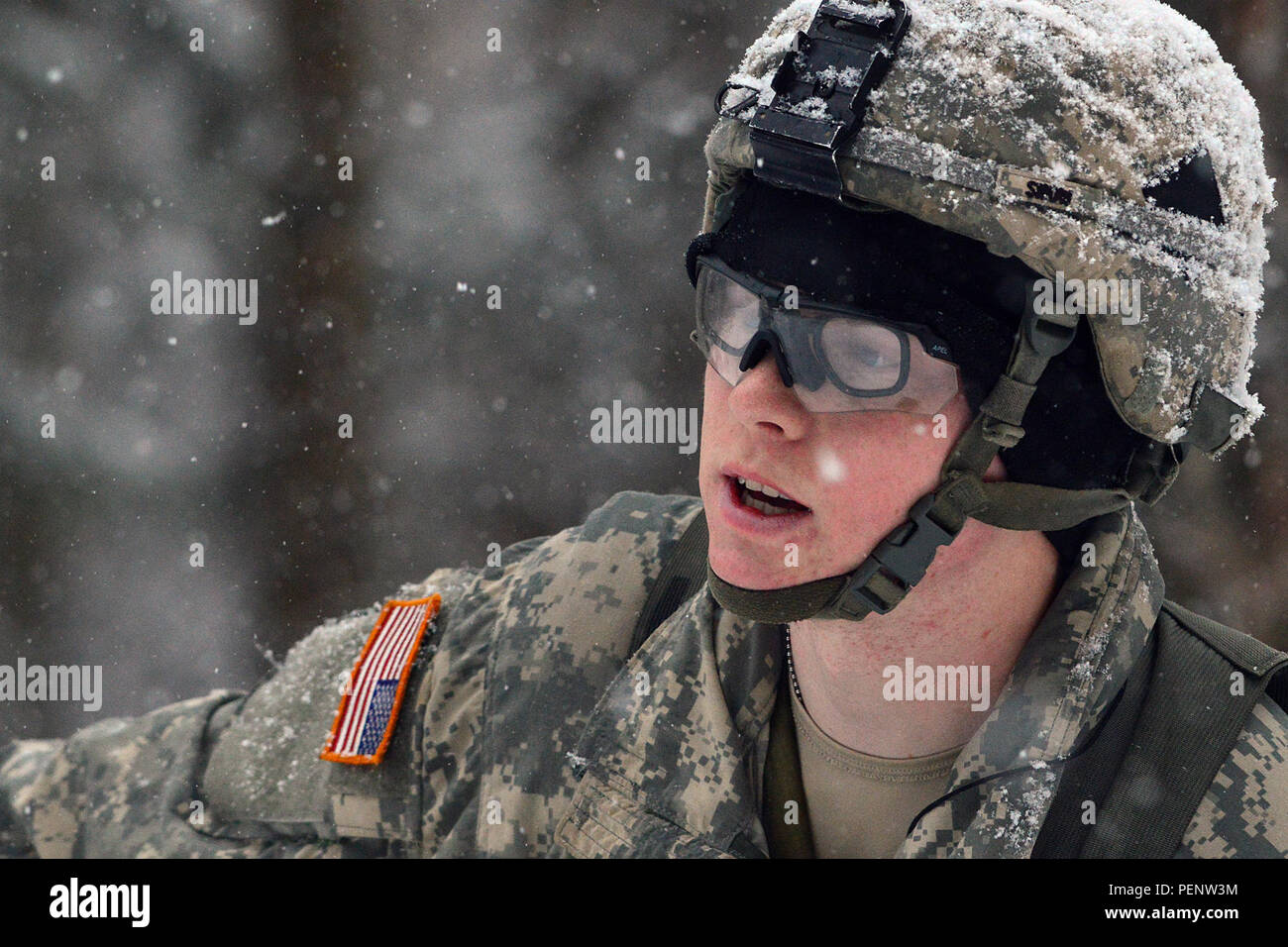 Spc. Thomas Snow, C Company, 1st Battalion (Airborne), 501st Infantry ...