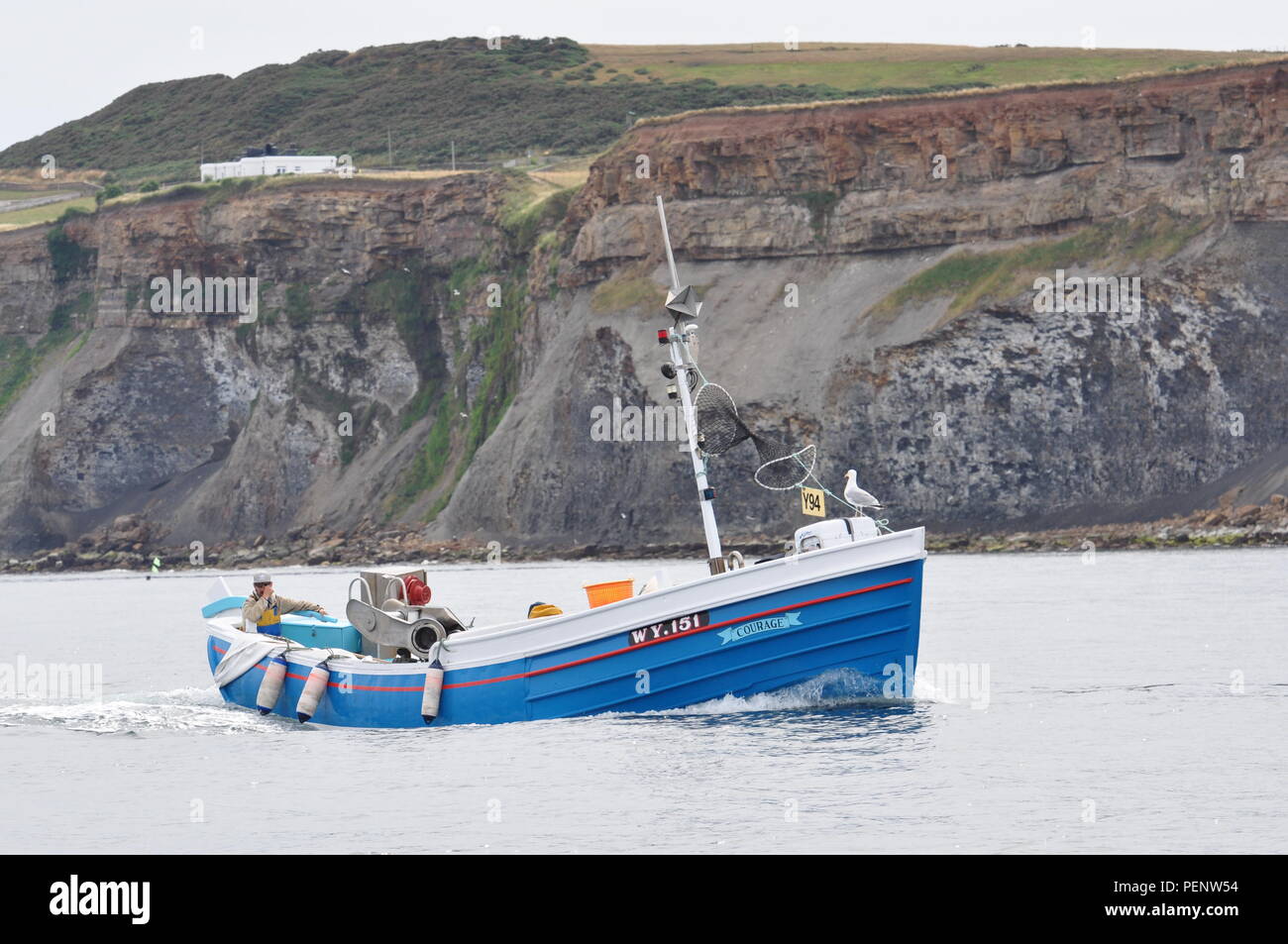 Yorkshire coble boat hi-res stock photography and images - Alamy