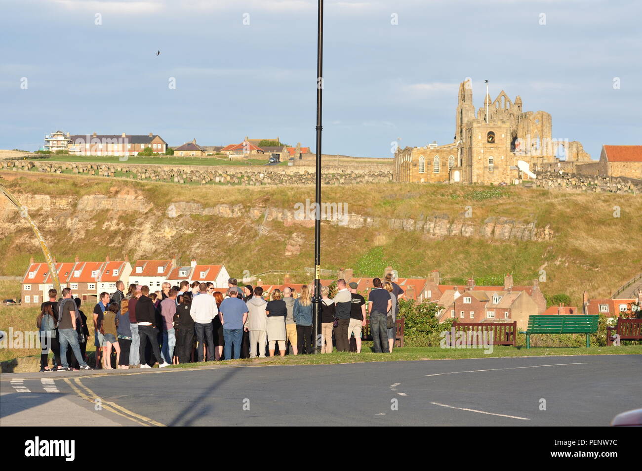 Whitby abbey tourism hi-res stock photography and images - Alamy