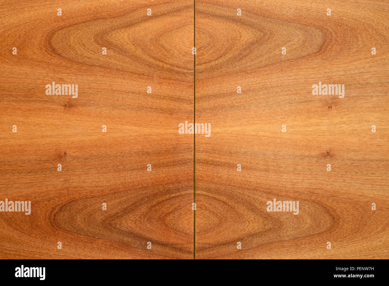 Book-Matched Wood Panels Background. Joints of Decorative Finishing ...