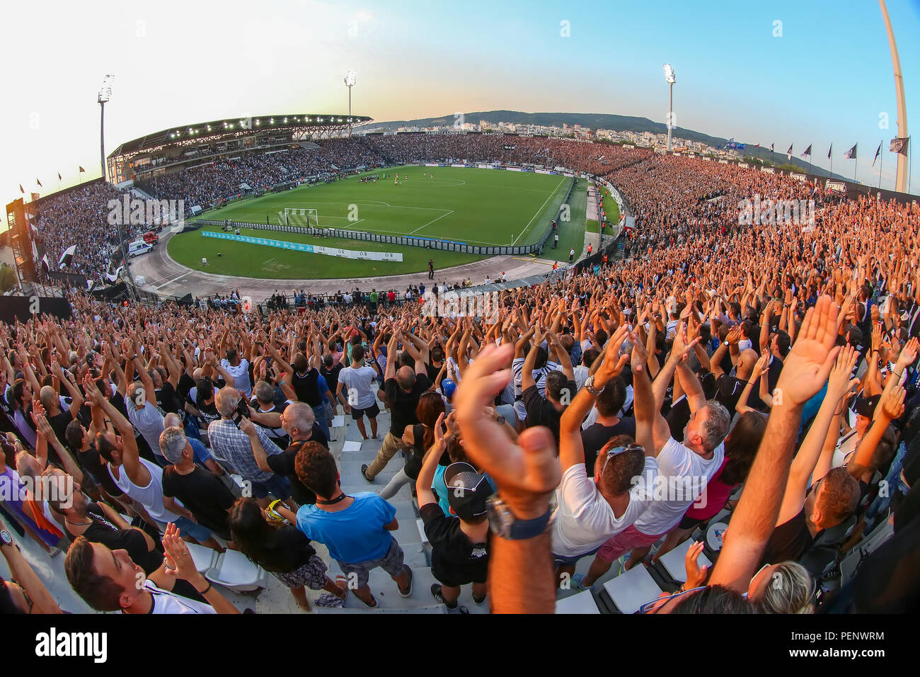 Paok toumba view hi-res stock photography and images - Alamy