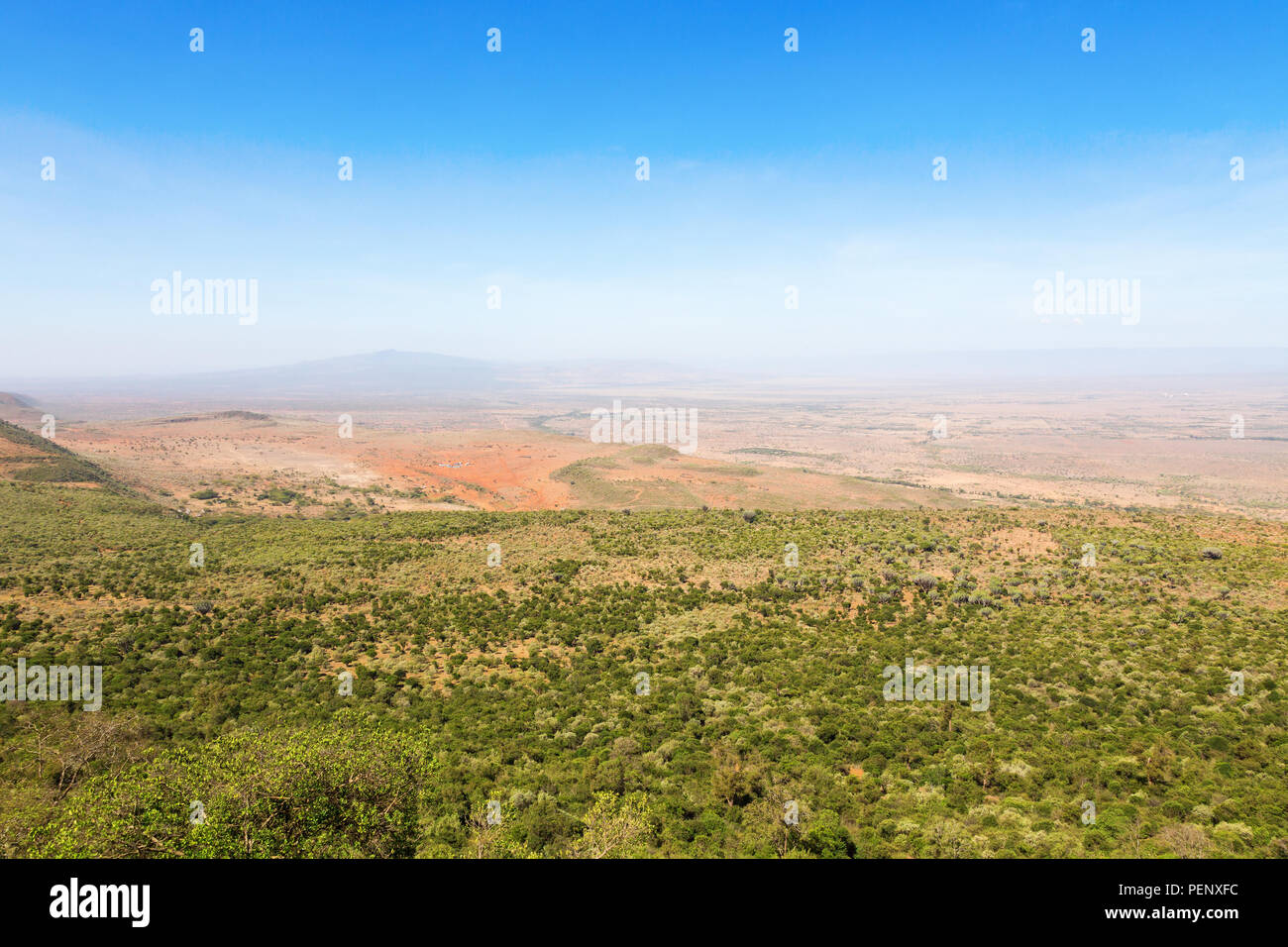 View of the Rift Valley in Kenya Stock Photo - Alamy