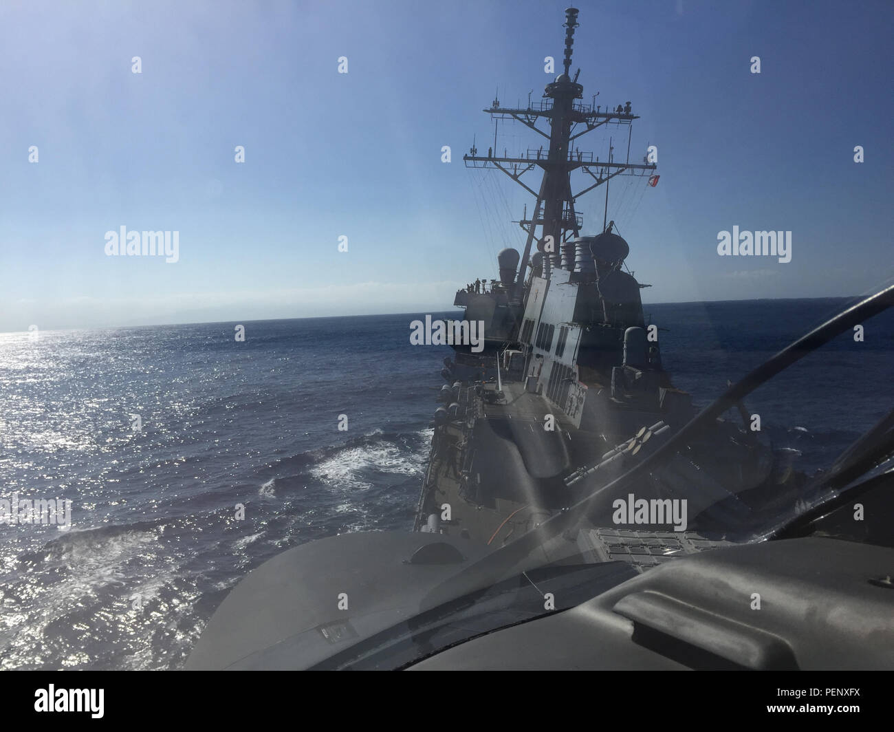 On January 17, 2016, a Coast Guard MH-65 Dolphin helicopter (CG 6608 ...