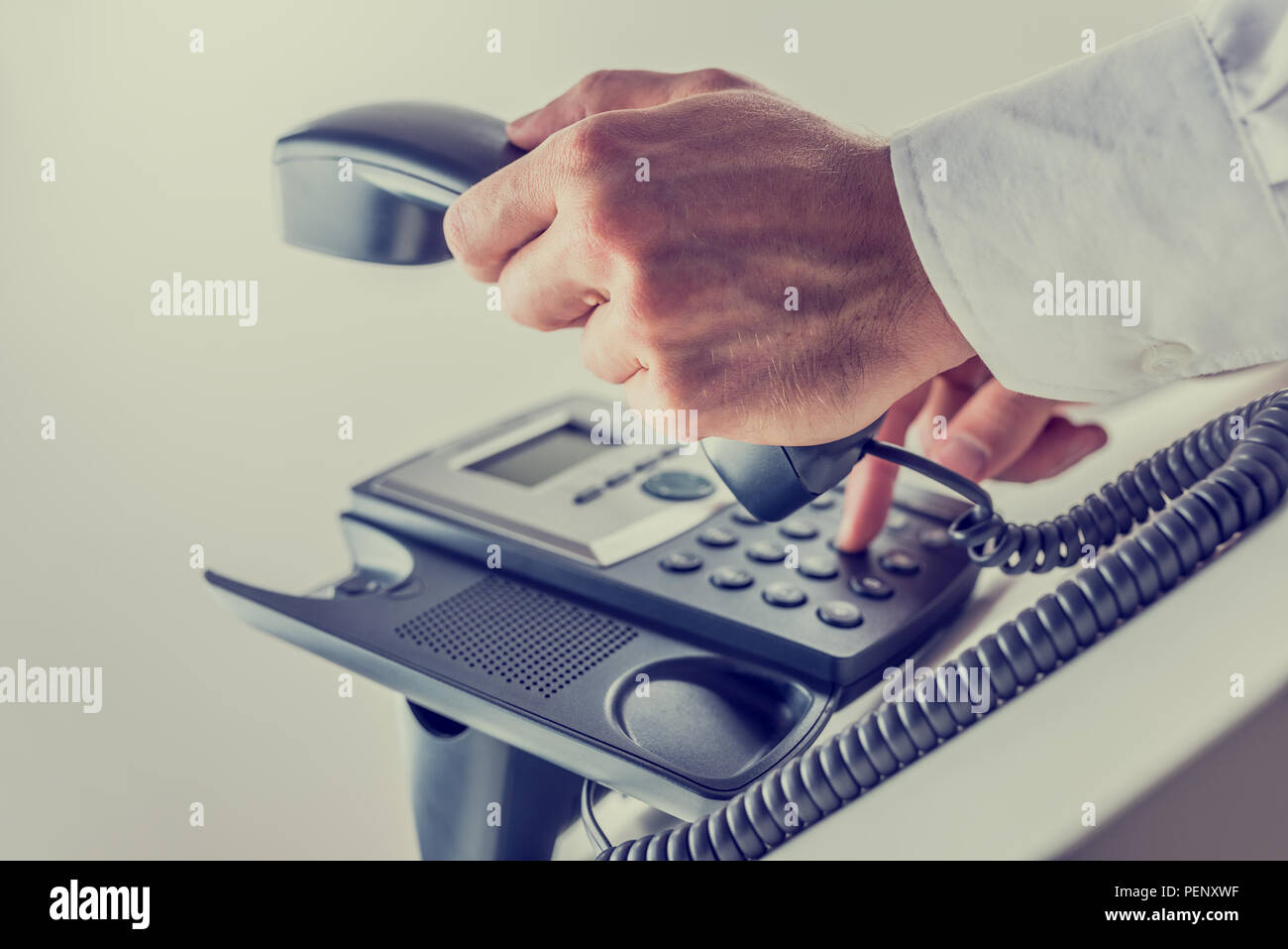 Vintage telephone push button dialing hi-res stock photography and ...