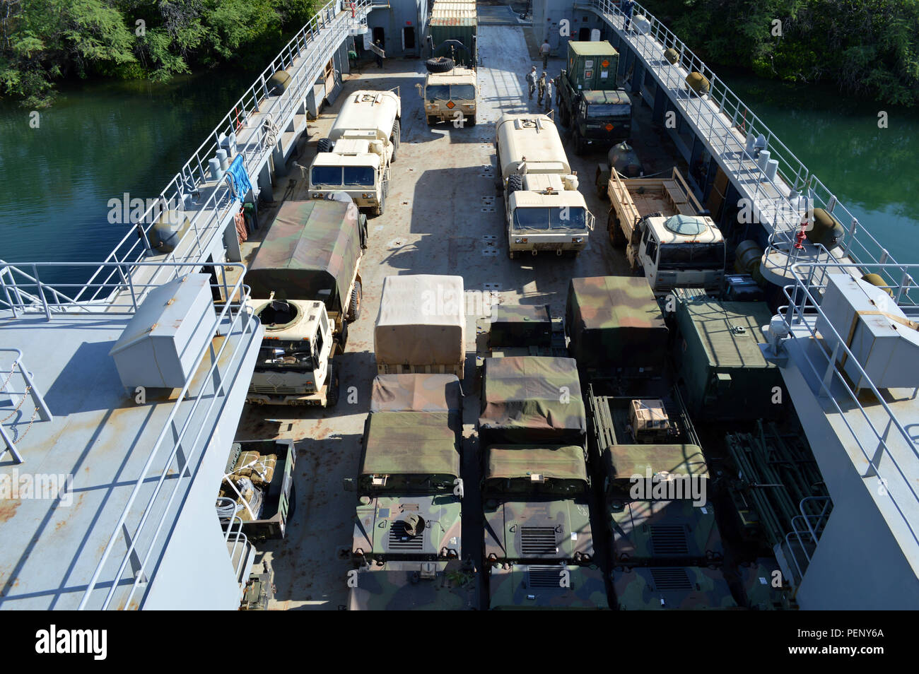 Vehicles and equipment from 2nd Battalion, 27th Infantry Regiment, 3rd ...