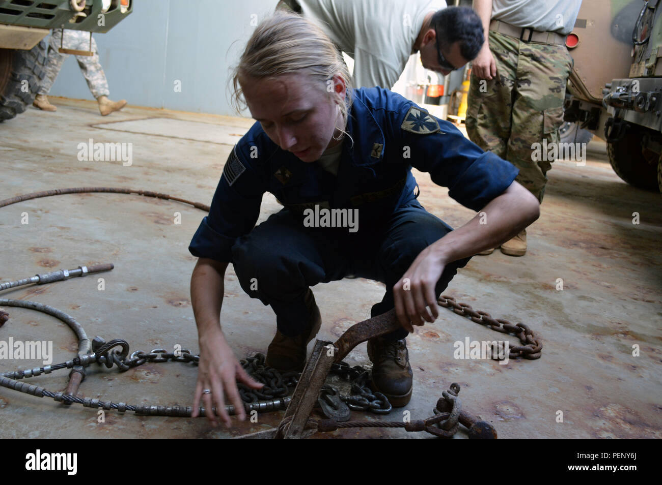 Pvt. Monique Engman, watercraft operator (88K), USAV CW3 Harold C ...