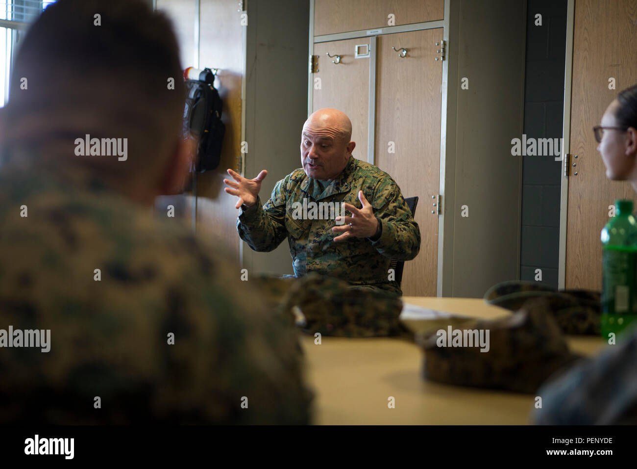 U.S. Marine Brig. Gen. Austin E. Renforth, Commanding General, Training ...