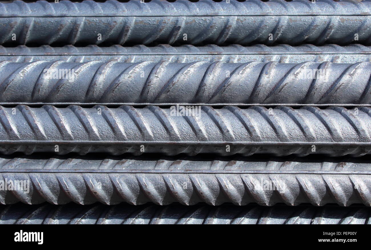 bundle of steel reinforcement bars Stock Photo - Alamy