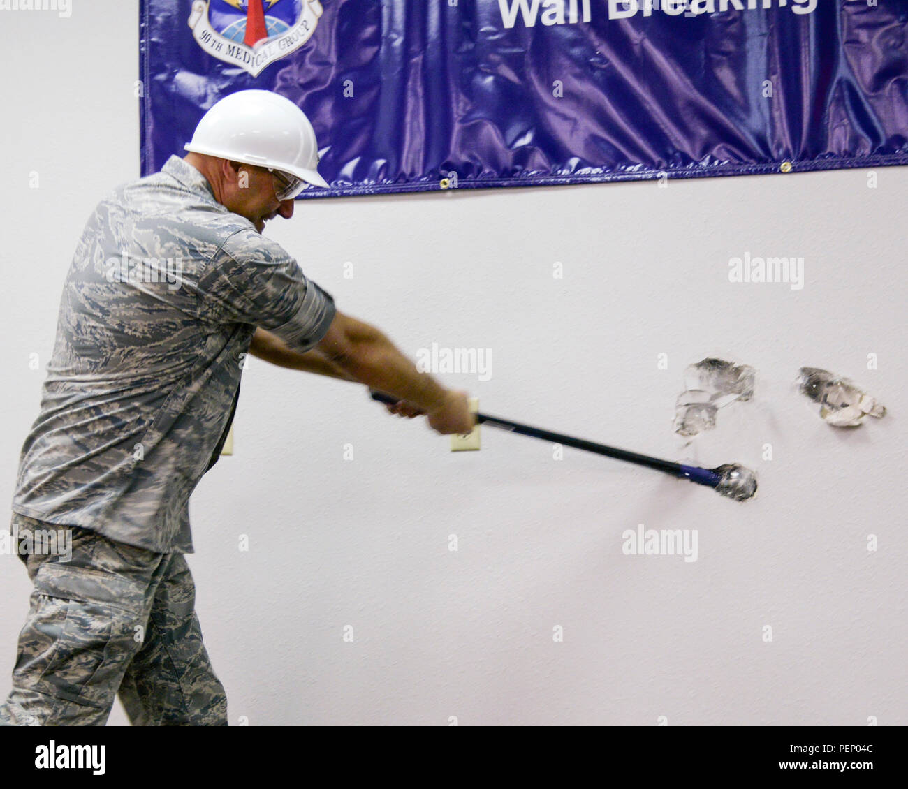 Col. Stephen Kravitsky, 90th Missile Wing commander, takes a ...
