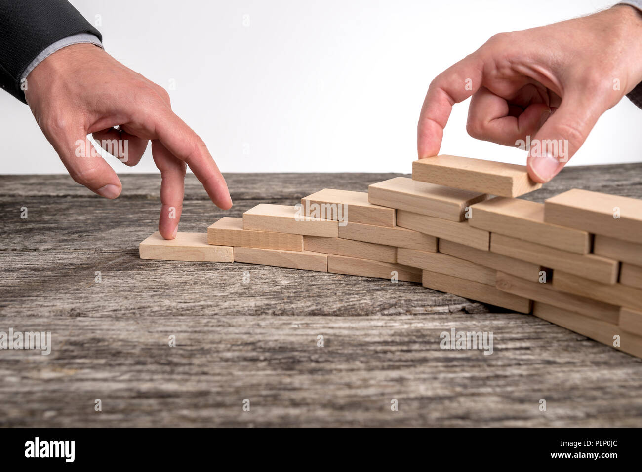 Upward trend graph hi-res stock photography and images - Alamy