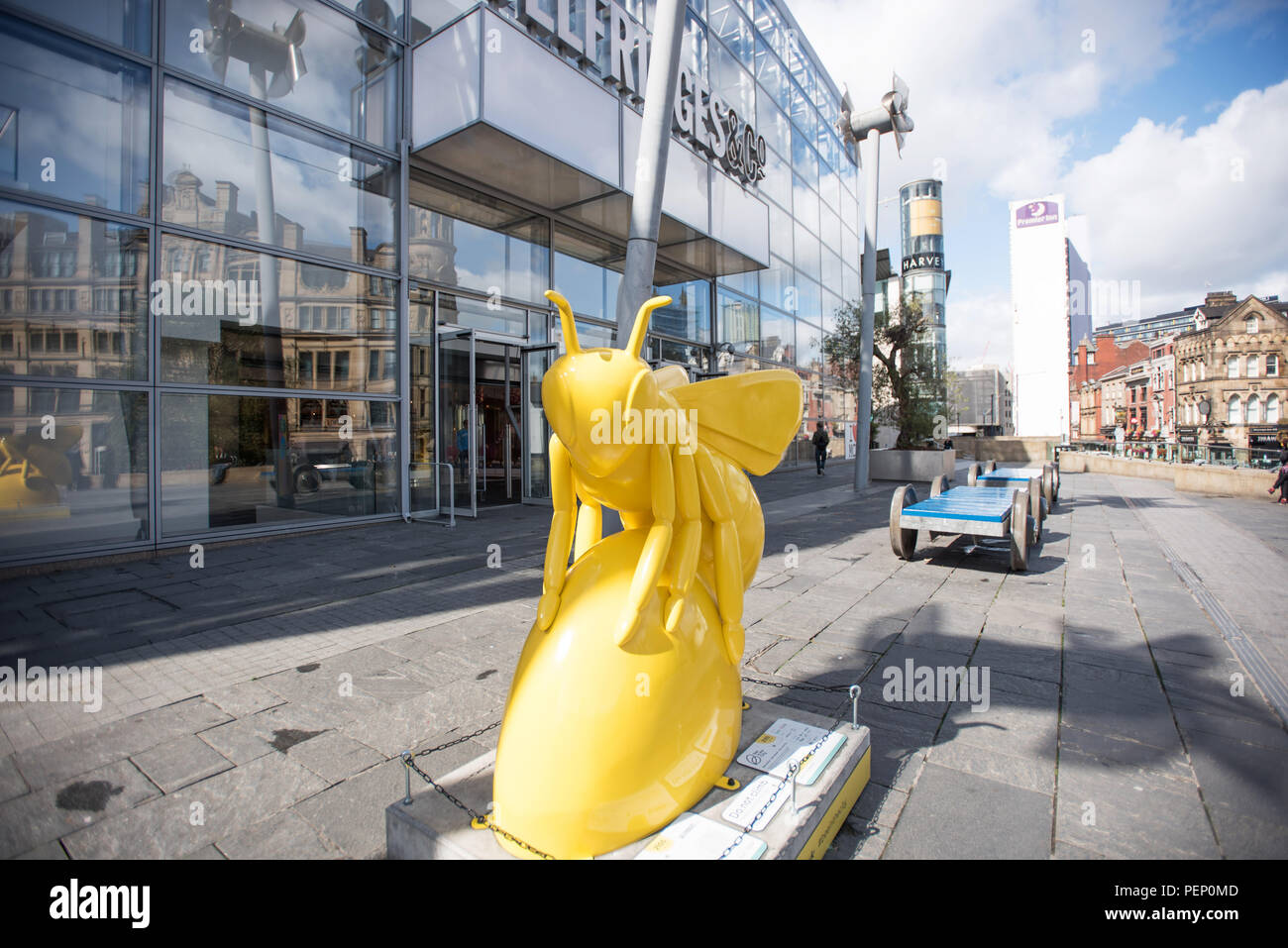Bee in the City. Manchester. United Kingdom Stock Photo - Alamy