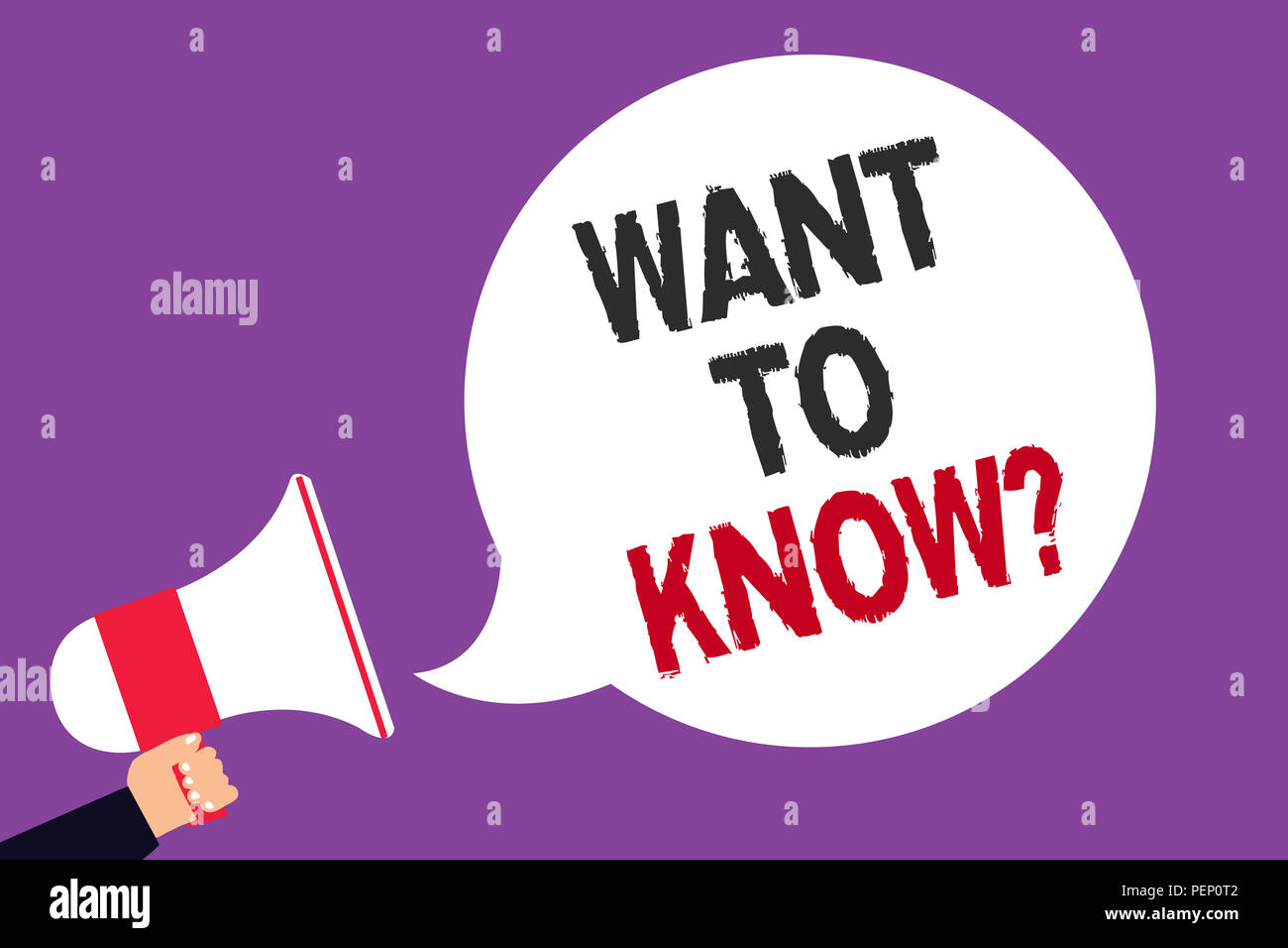Handwriting text writing Want To Know question. Concept meaning Request ...