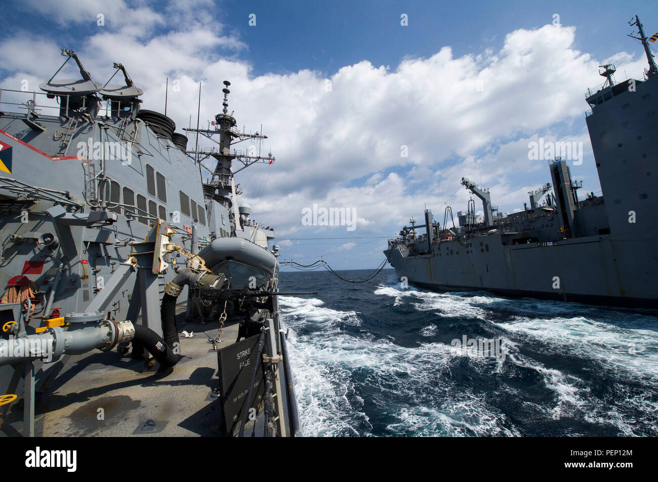 160121-N-VE959-089 INDIAN OCEAN (Jan. 21, 2016) Guided-missile ...