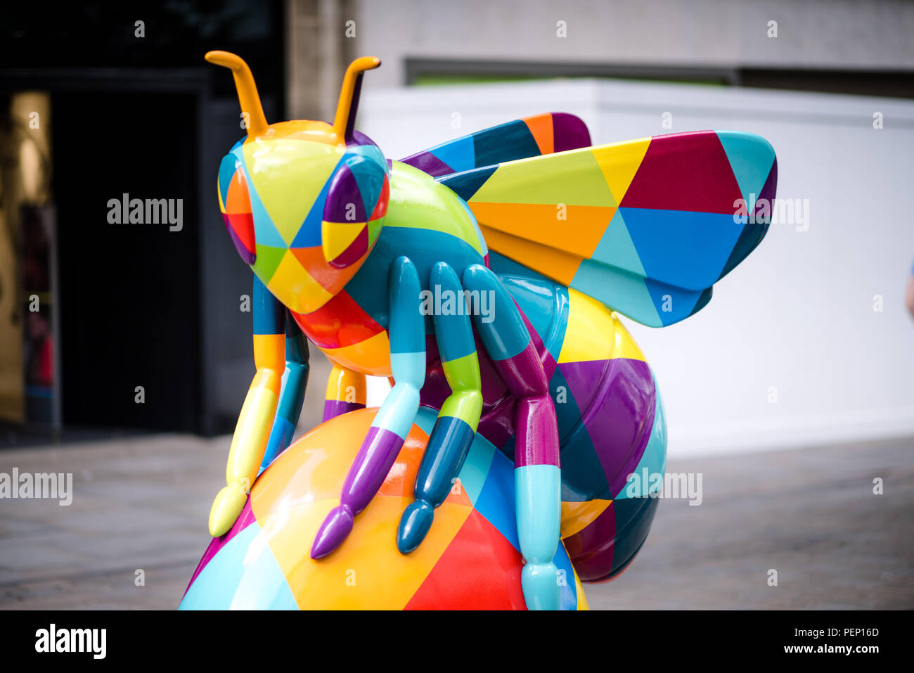 Bee in the City. Manchester. United Kingdom Stock Photo - Alamy
