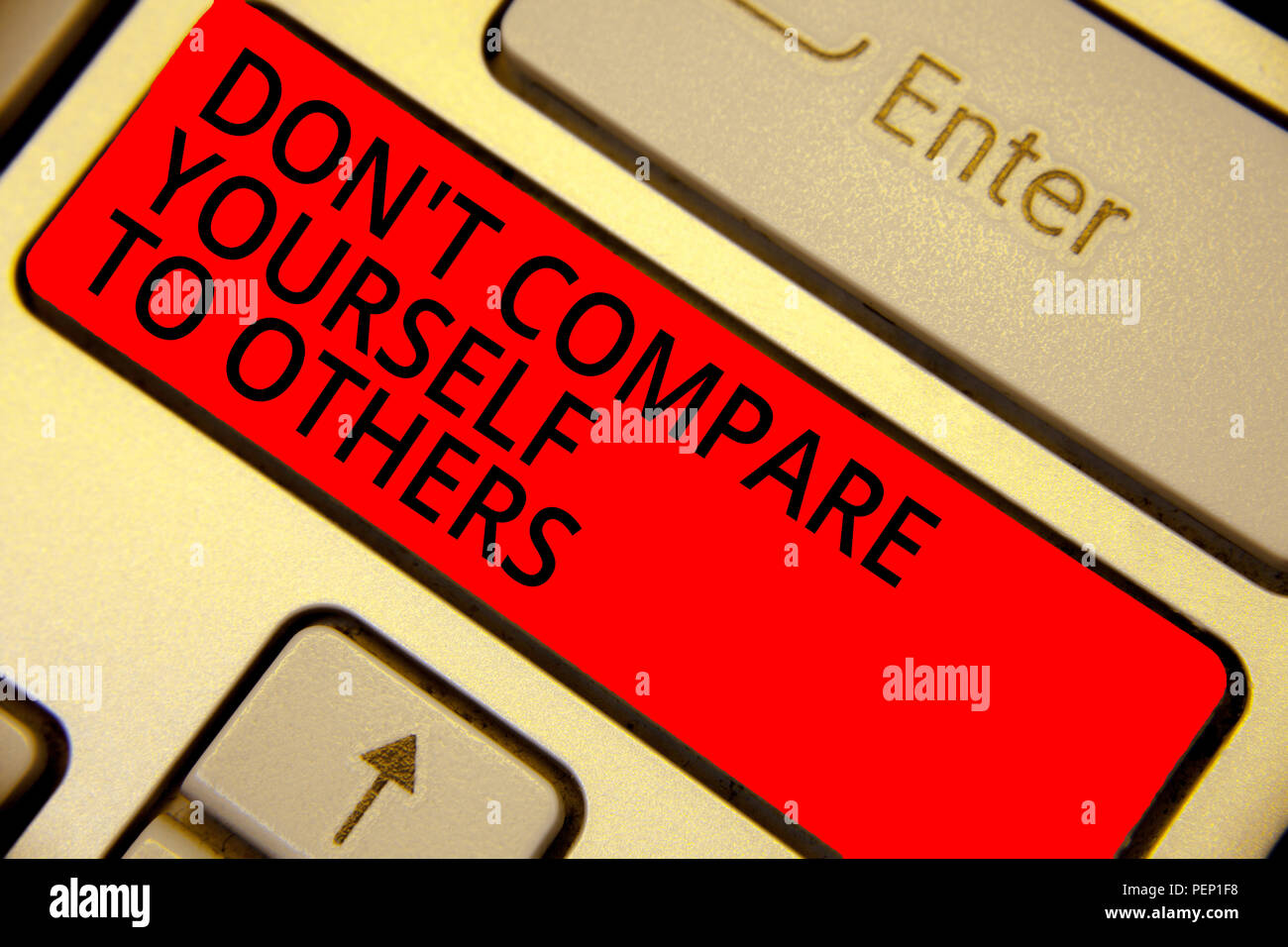 Word writing text Don t not Compare Yourself To Others. Business ...