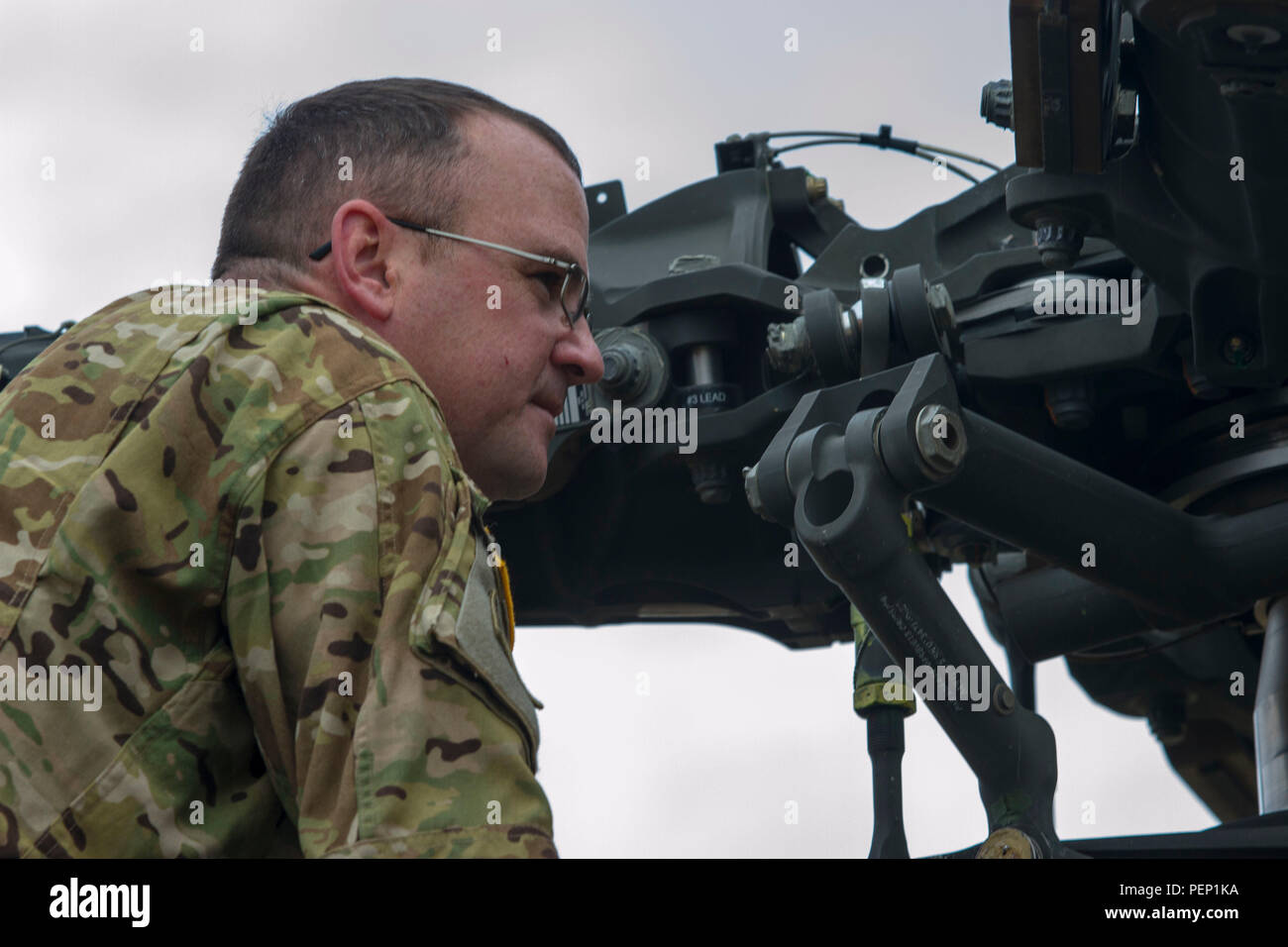 Chief Warrant Officer 2 Eric Leon, maintenance test pilot, Troop C, 3rd ...