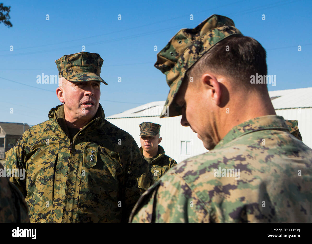 Lt. Gen. John Wissler, the Commanding General of Marine Corps Forces ...