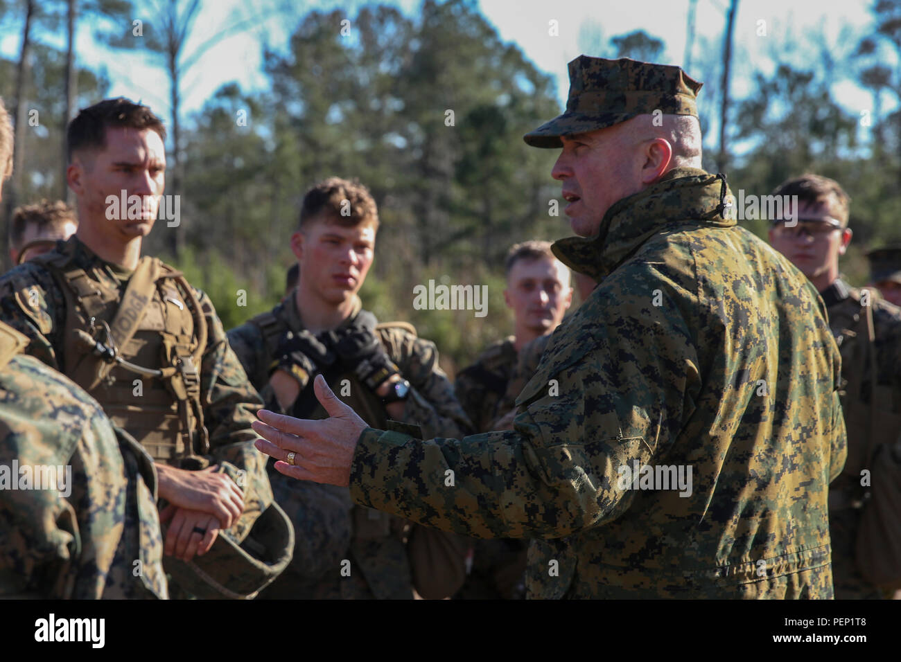 Lt. Gen. John Wissler, the Commanding General of Marine Corps Forces ...
