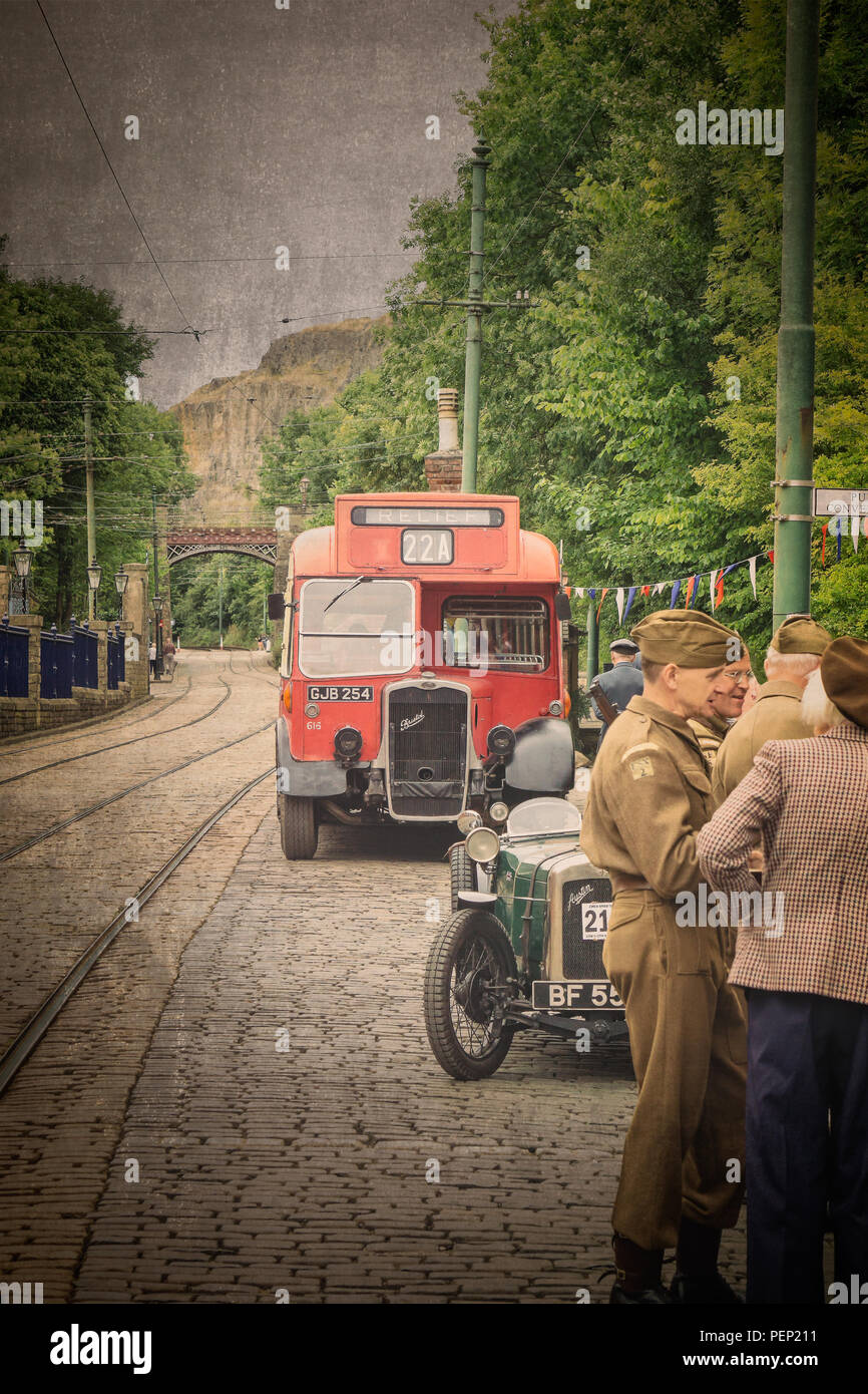 1940s vintage bus hi-res stock photography and images - Alamy