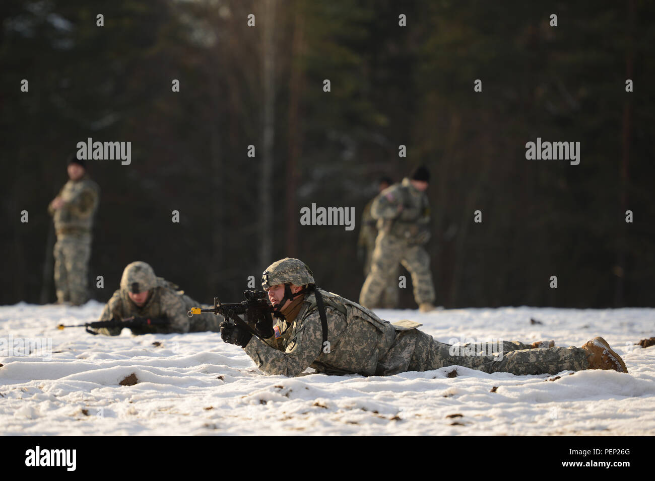 U.S. Soldiers assigned to 554th Military Police Company participate in ...
