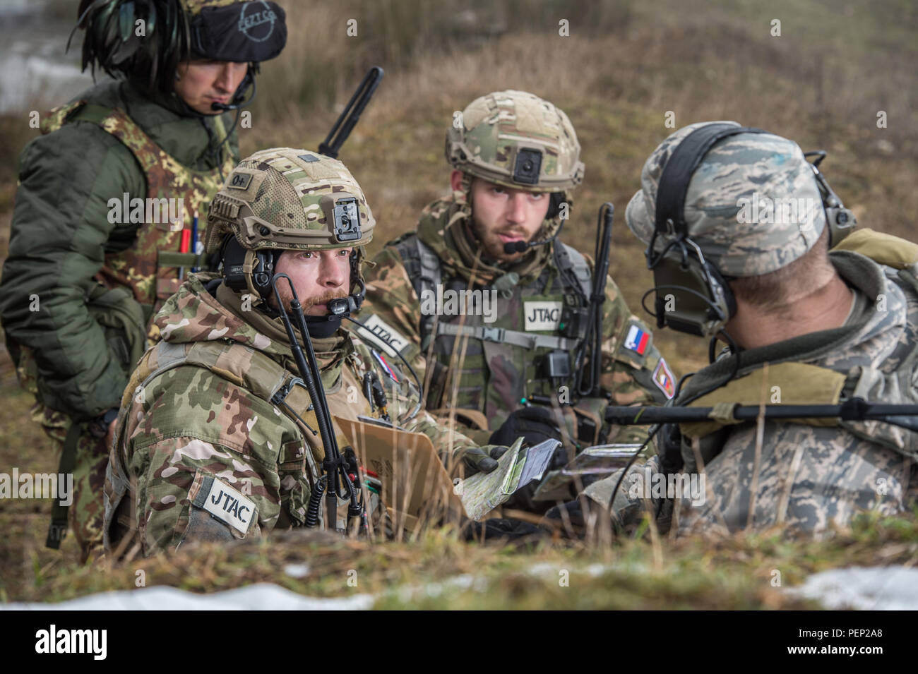 Slovenian and Italian Army Joint Terminal Attack Controller soldiers ...