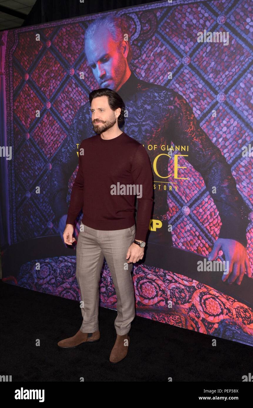 Los Angeles, CA, USA. 15th Aug, 2018. Edgar Ramirez at arrivals for ...