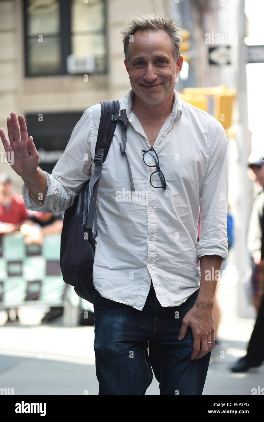 New York, NY, USA. 15th Aug, 2018. Jesse Peretz out and about for ...