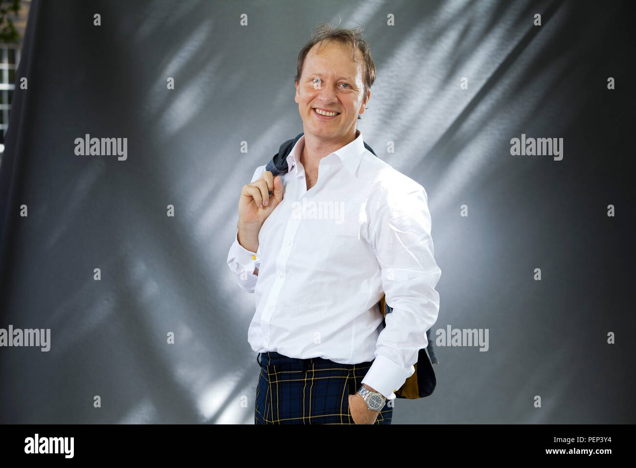 Edinburgh, UK. 16th August, 2018. Paul Kenyon, BAFTA-winning journalist ...