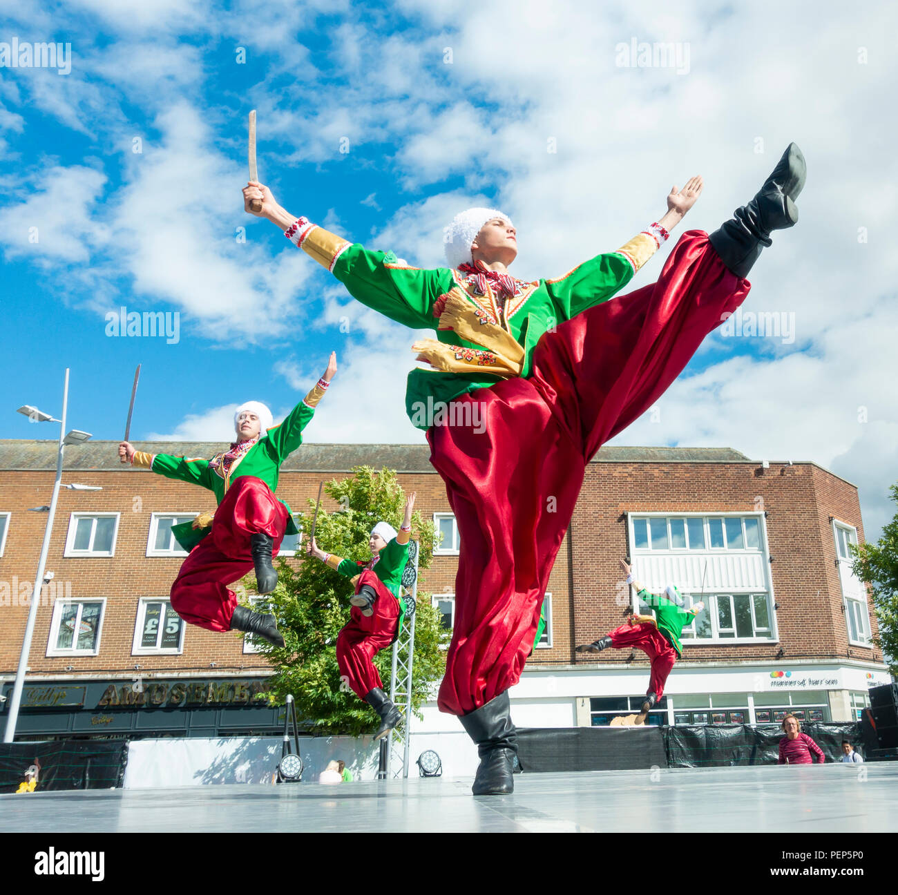Vohon Ukranian dance ensamble at the Billingham International Folklore Festival of World Dance ...